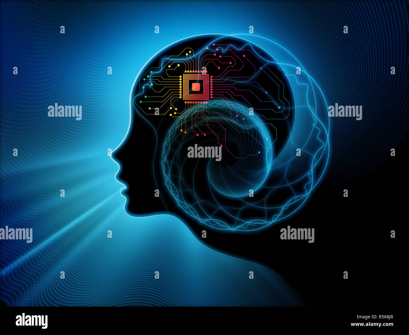 Inner Life of Machine Consciousness Stock Photo - Alamy