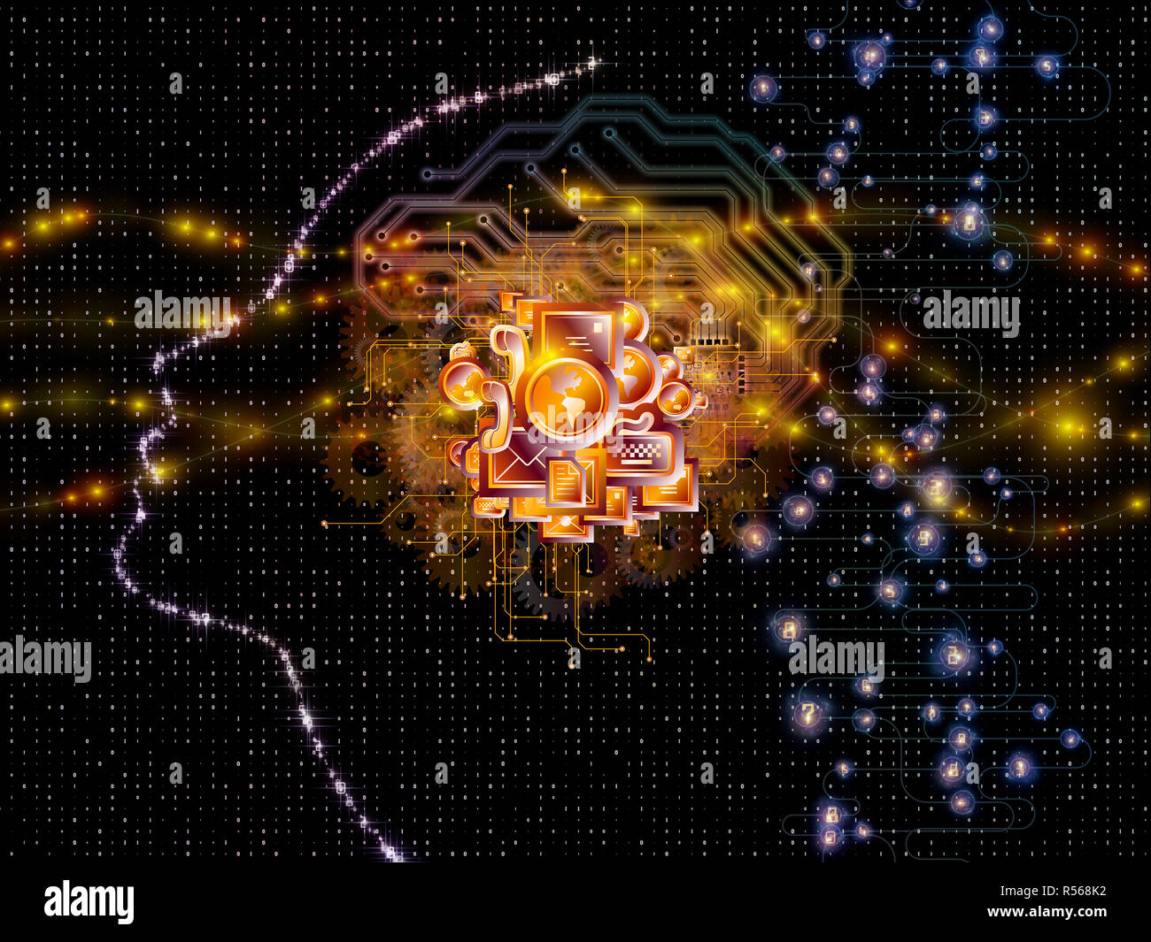 Brain signal processing hi-res stock photography and images - Alamy