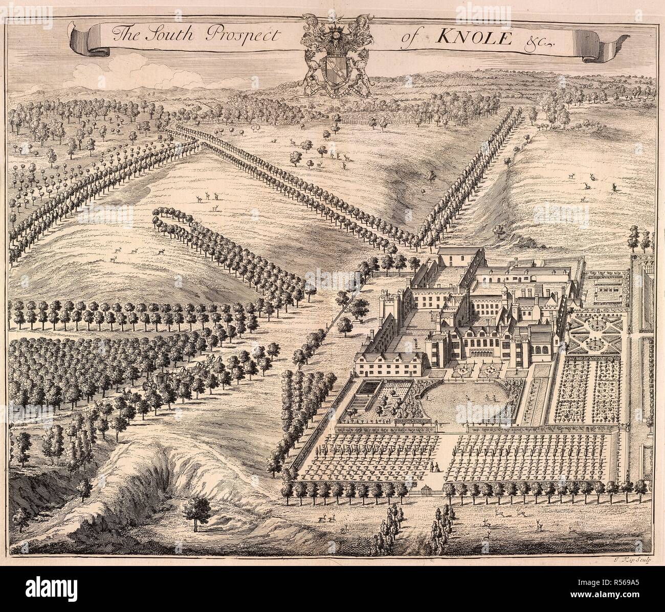 Knole house aerial hi-res stock photography and images - Alamy