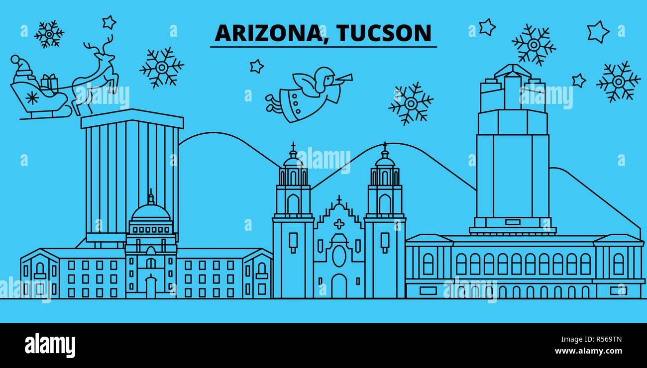 Tucson skyline Stock Vector Images - Alamy