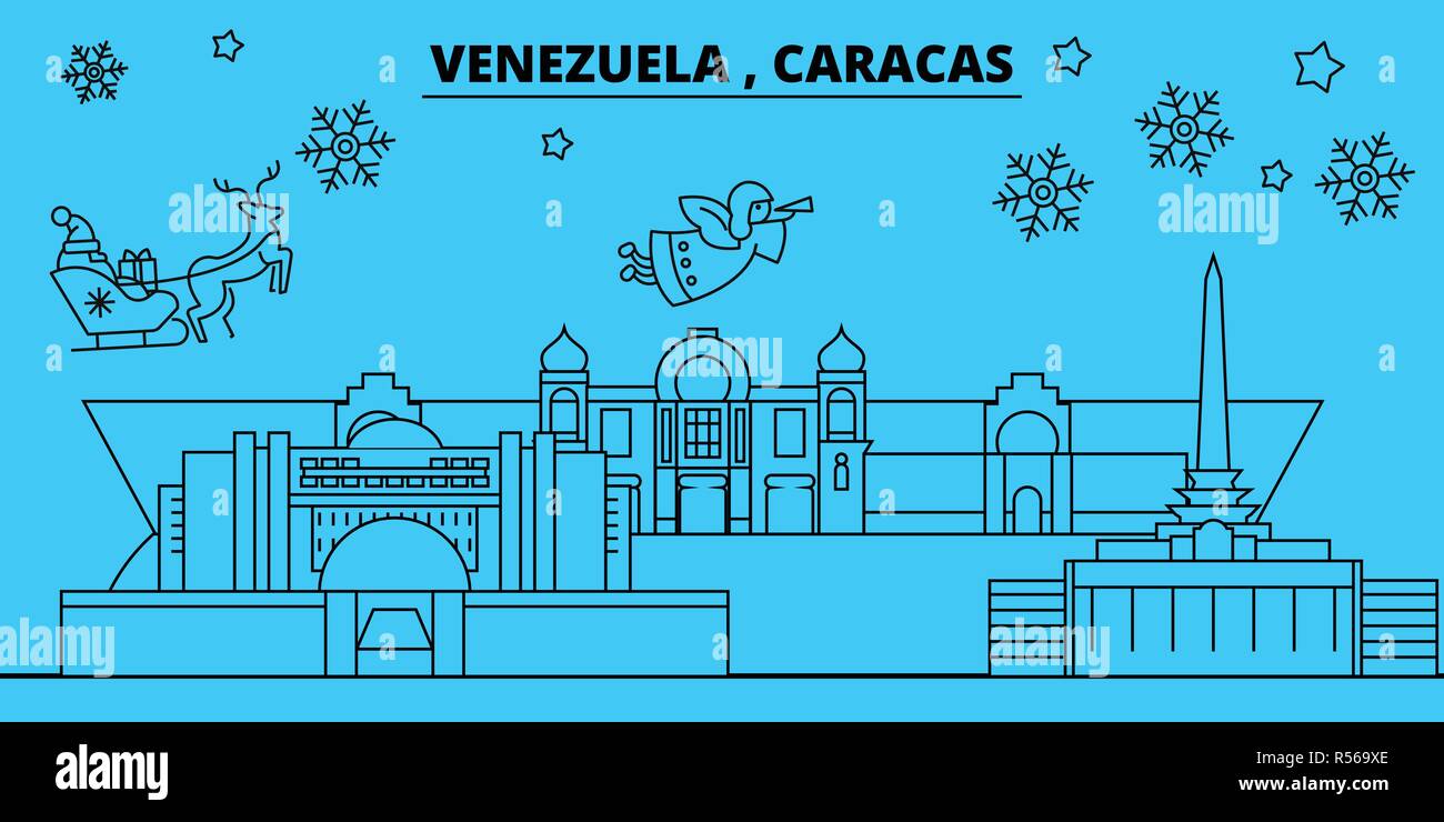 Caracas venezuela skyline Stock Vector Images - Alamy