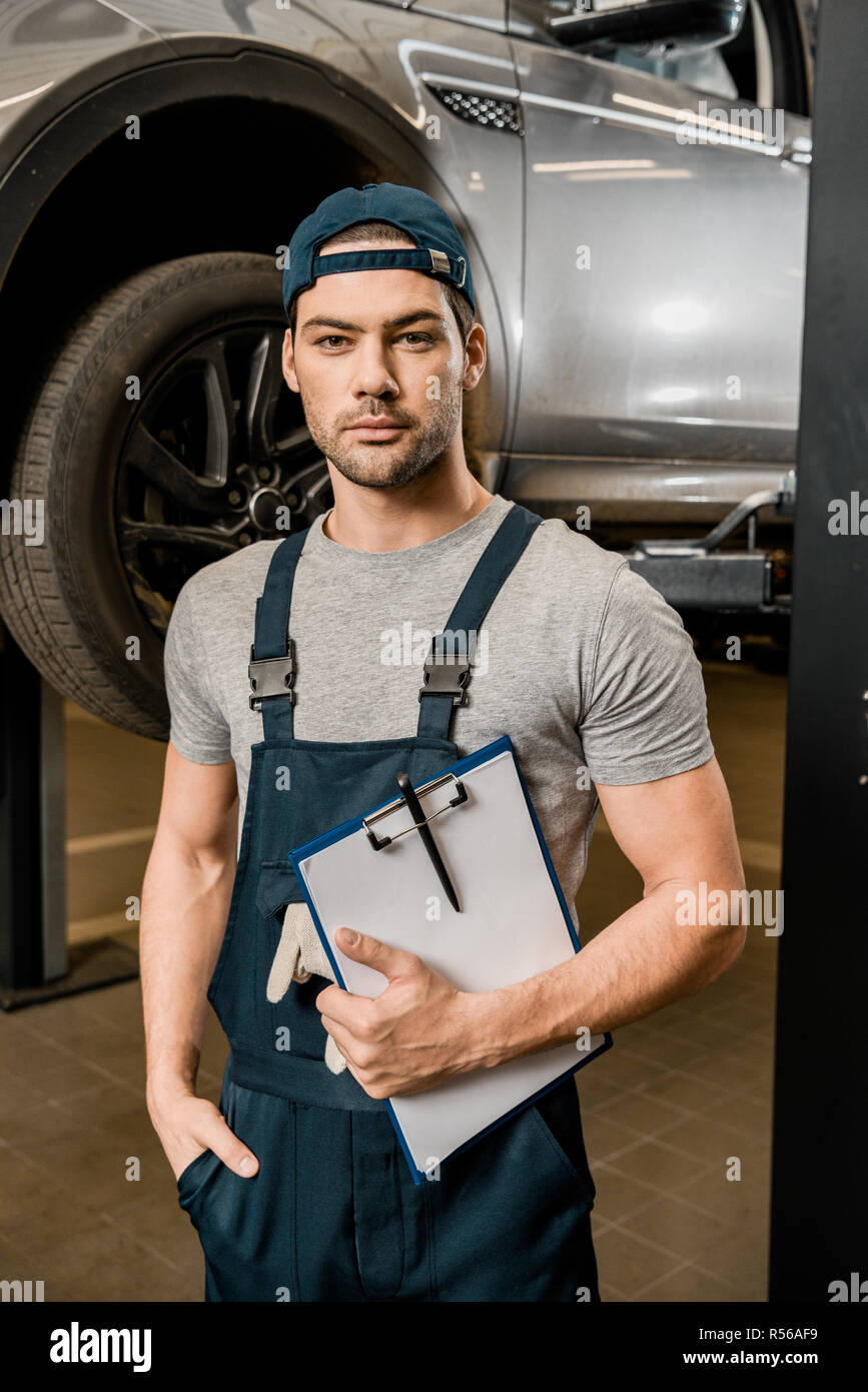 Attractive repairman hi-res stock photography and images - Alamy