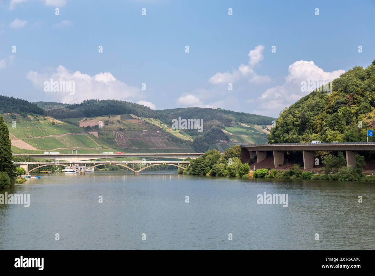 Germany. Mosel River between Trier and Riol Stock Photo - Alamy