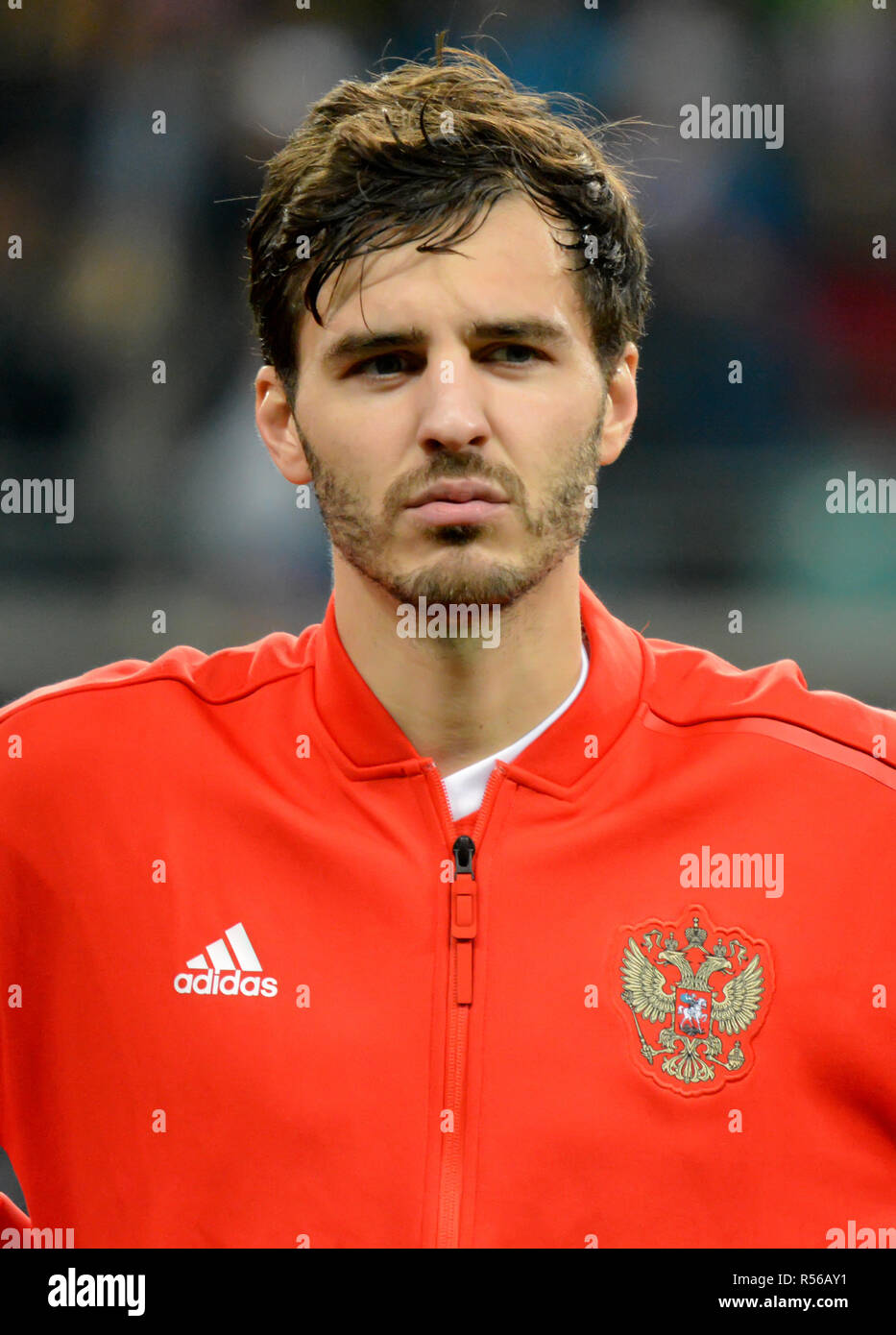 Leipzig, Germany - November 15, 2018. Russian national football team ...