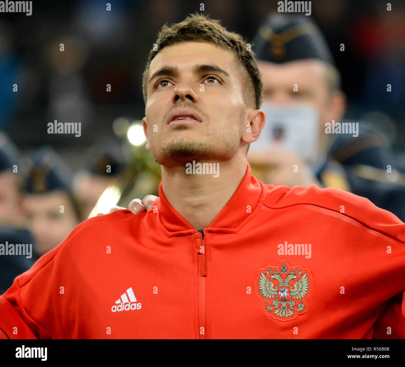 Leipzig, Germany - November 15, 2018. Russian national football team ...