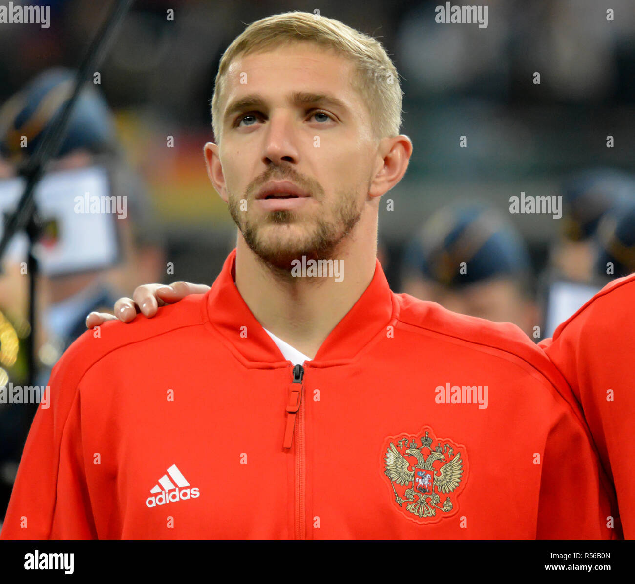 Leipzig, Germany - November 15, 2018. Russian national football team ...