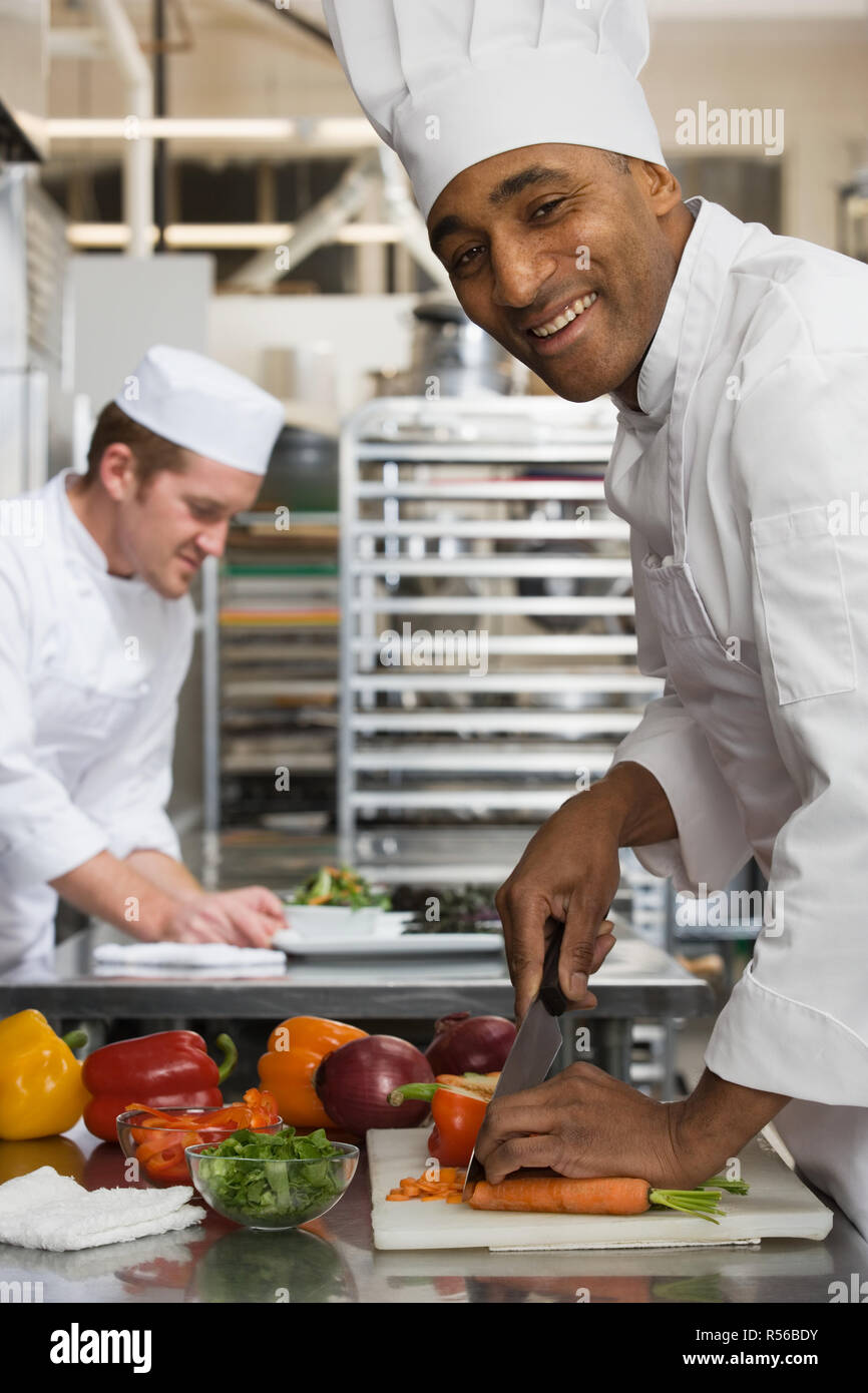 Two cooks profile hi-res stock photography and images - Alamy