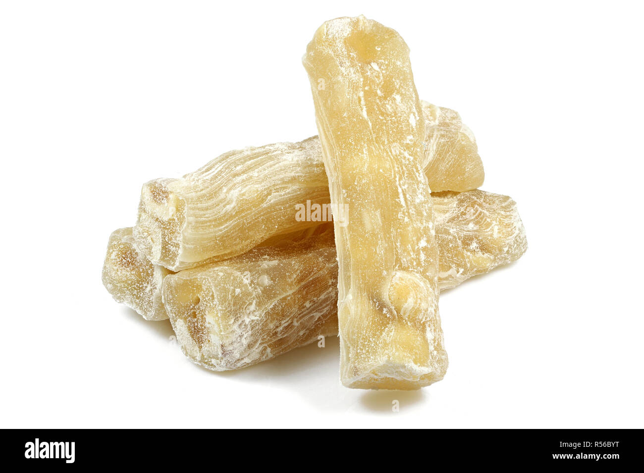 Findikli Fitil Lokum (Turkish Delight) isolated on white background ...