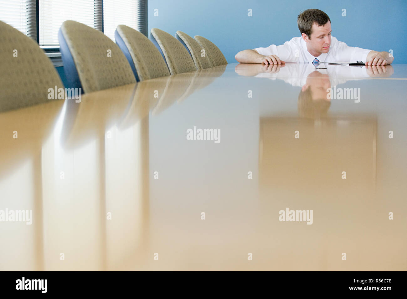 Man in conference room Stock Photo - Alamy