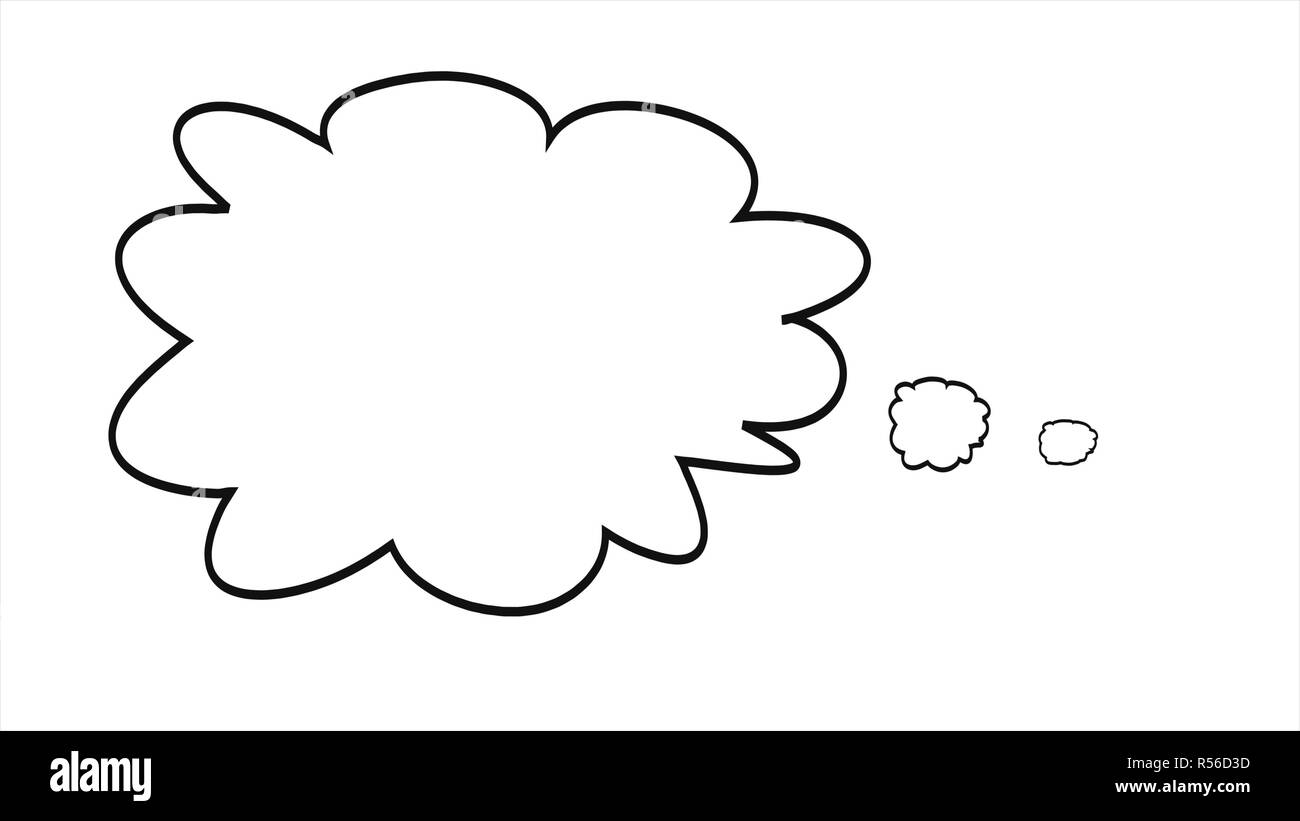 Thought Bubble Cut Out Stock Images & Pictures - Alamy