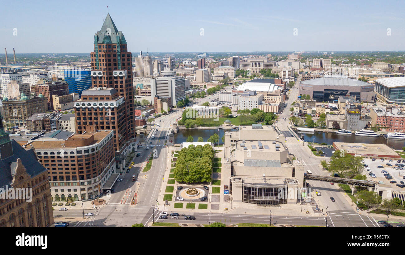 Marcus Center for the Performing Arts, Milwaukee, WI, USA Stock Photo ...