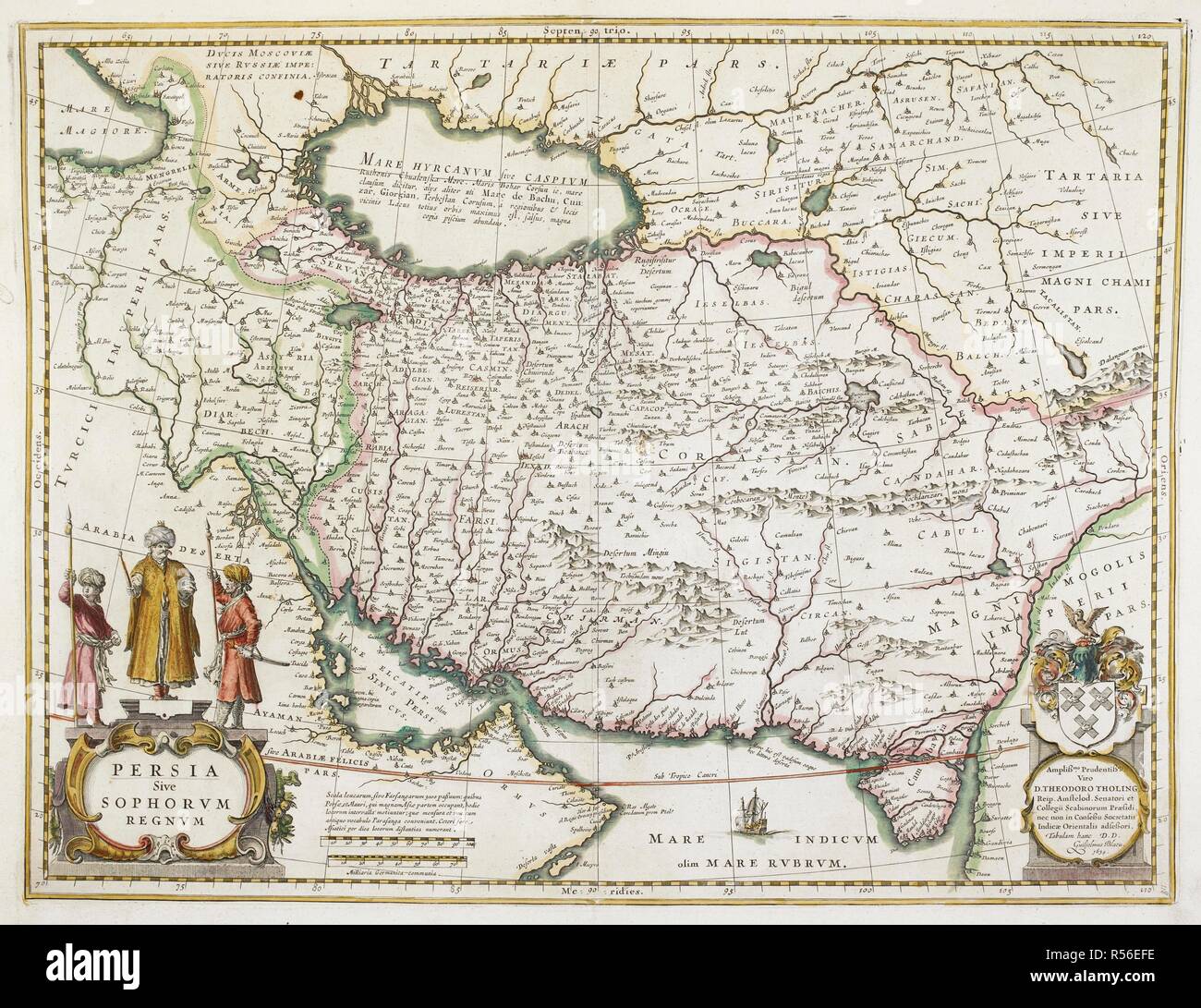 A map of Persia. Persia sive Sophorum Regnum. Amsterdam, 1634. Source ...