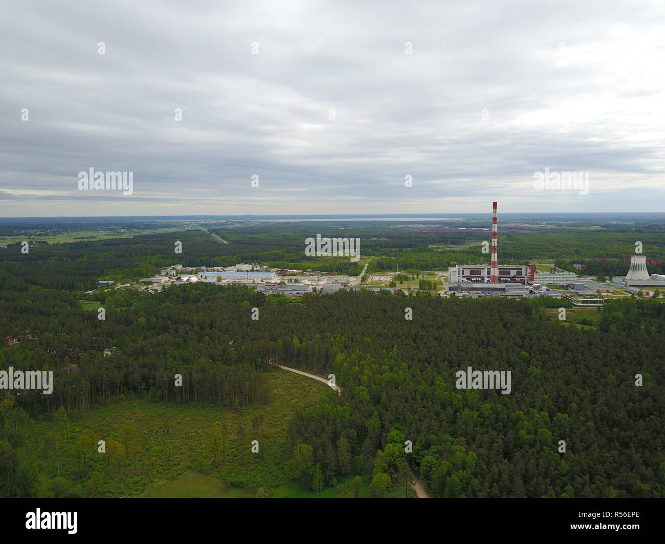 Aerial view of countryside, drone top view Stock Photo - Alamy