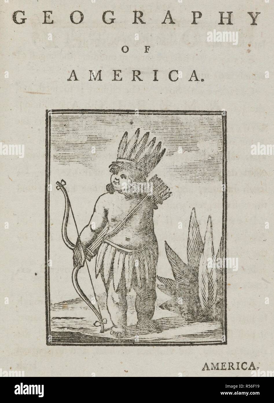 A figure with a headdress and a bow and arrow. A new moral system of ...
