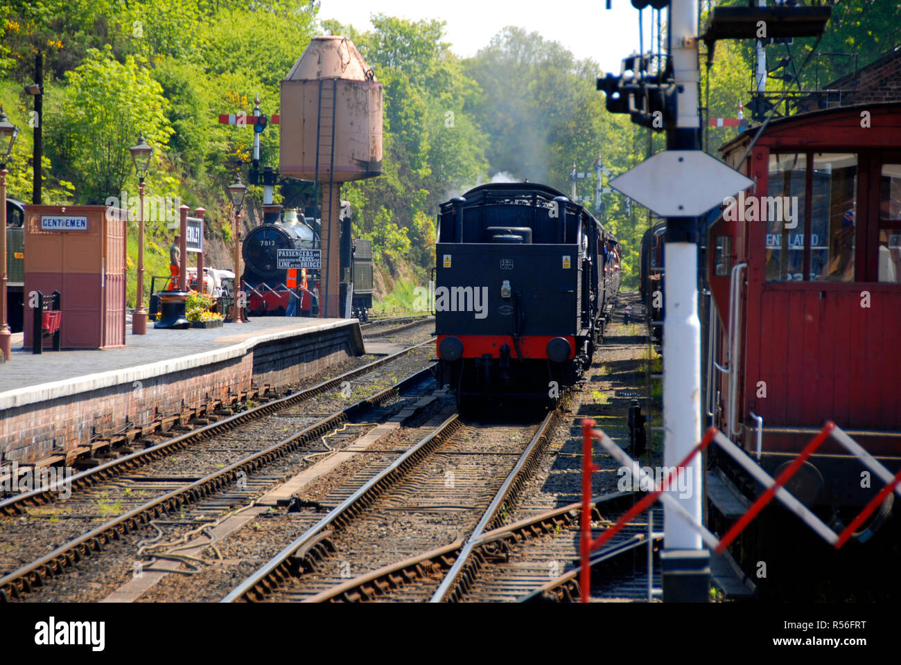 Reversing locomotive hi-res stock photography and images - Alamy