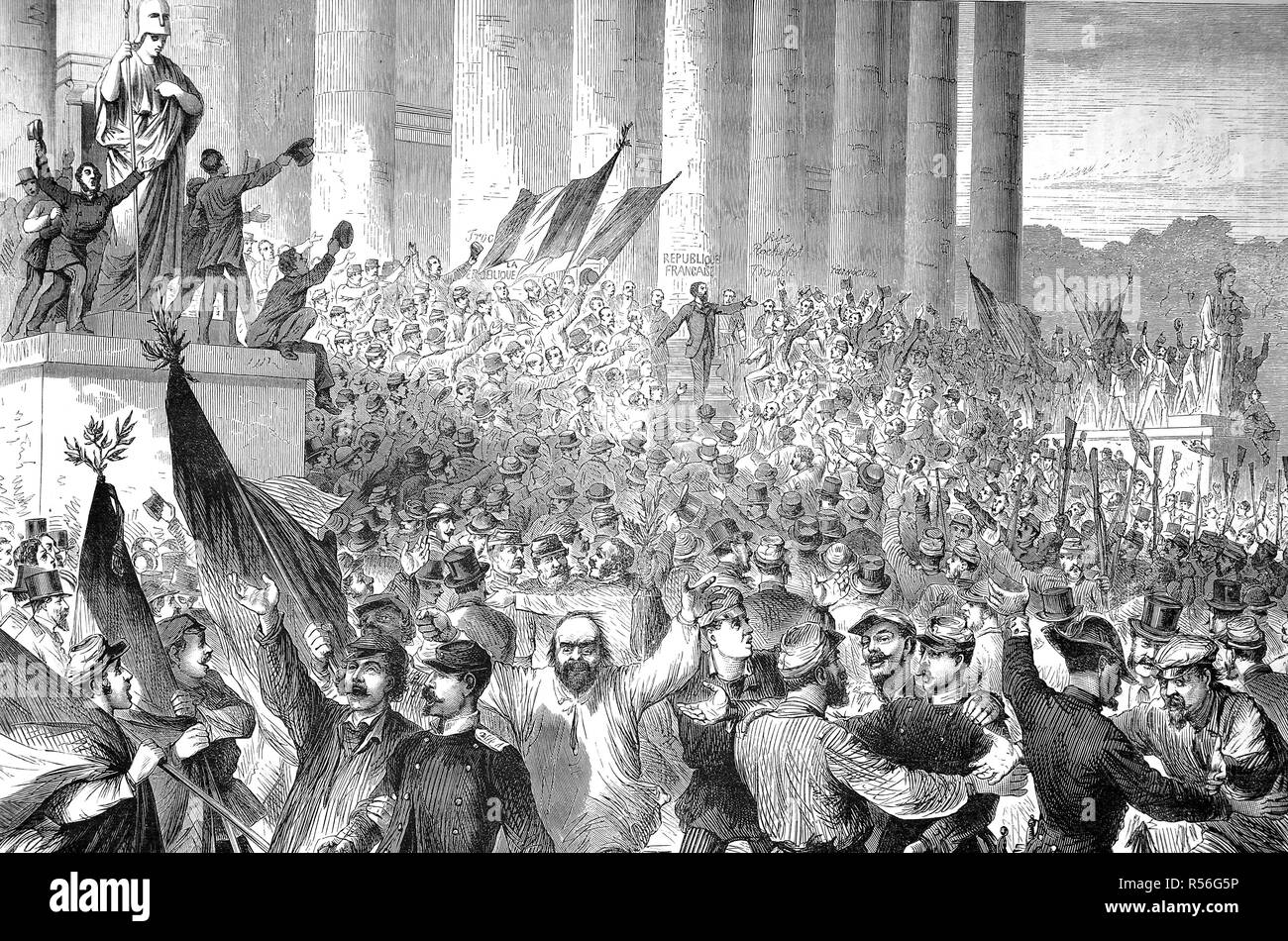 Europe france french front Black and White Stock Photos & Images - Alamy