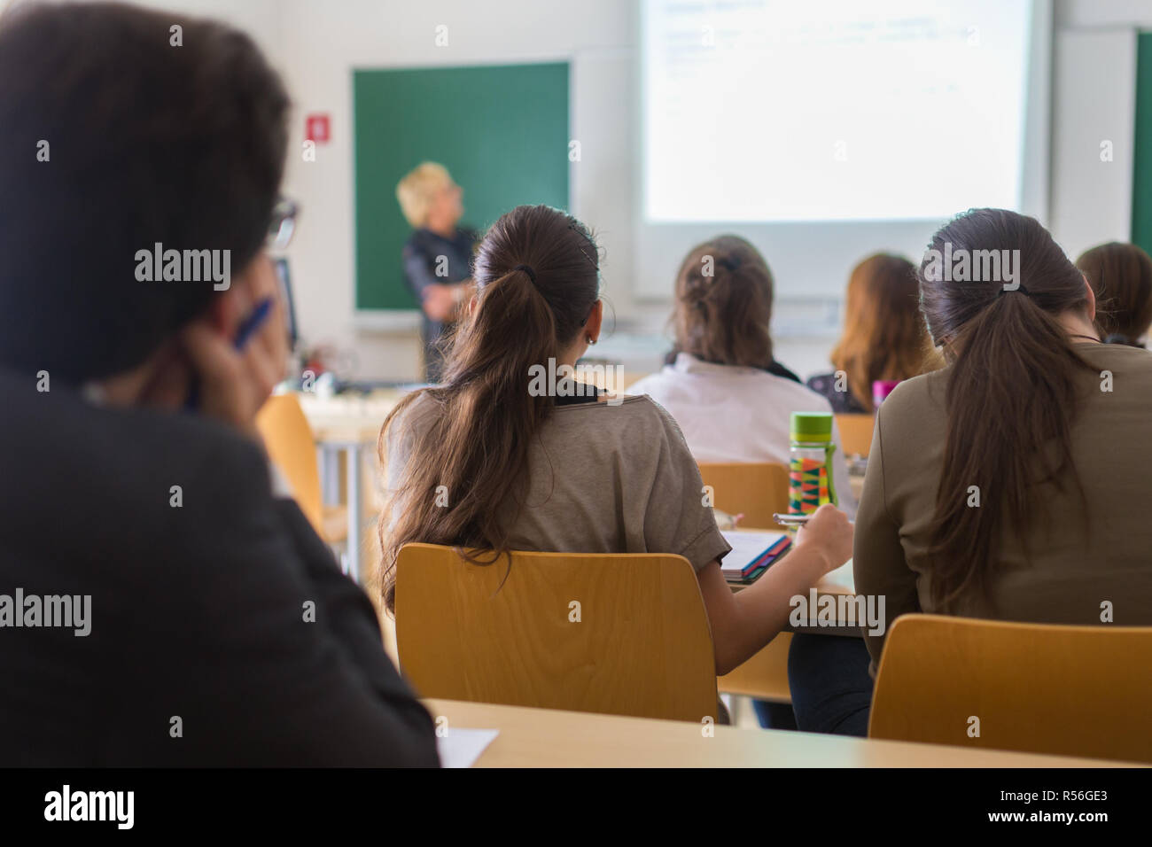 Lecturer at university Stock Photo - Alamy