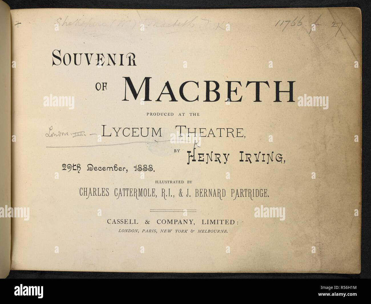 Shakespeare macbeth henry irving hi-res stock photography and images ...