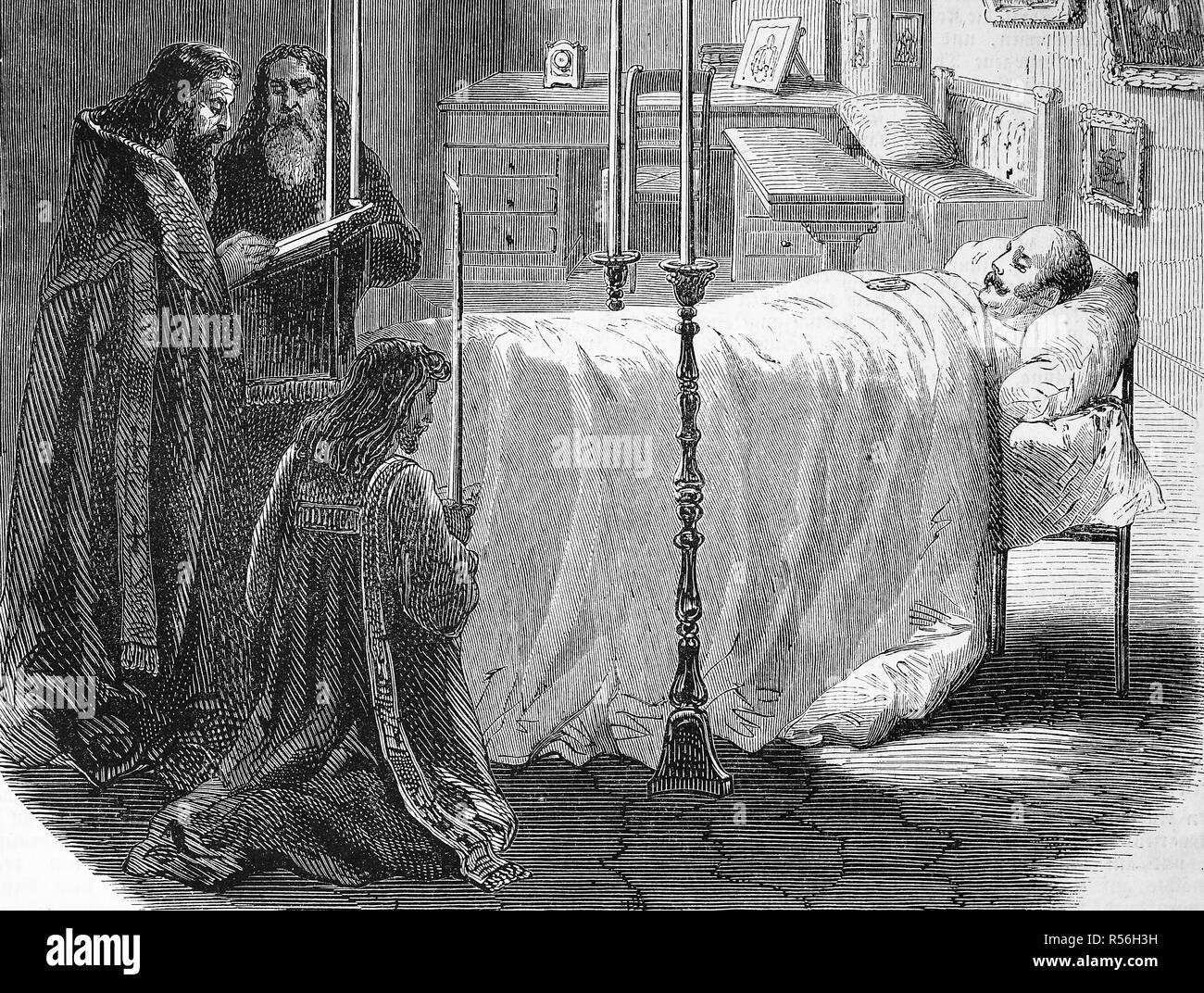 Deathbed Black and White Stock Photos & Images - Alamy