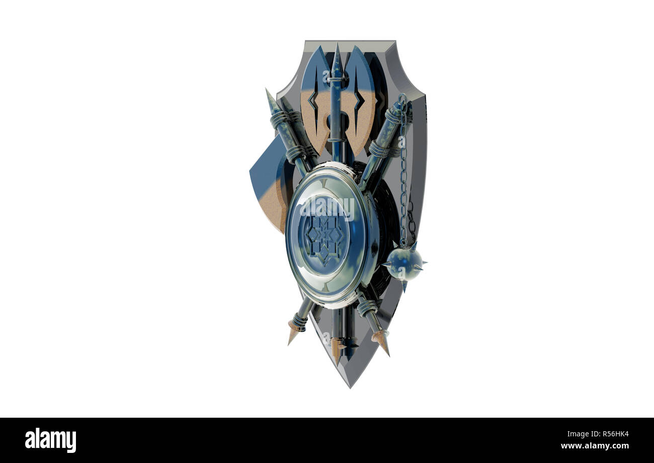 Shield and halberd hi-res stock photography and images - Alamy