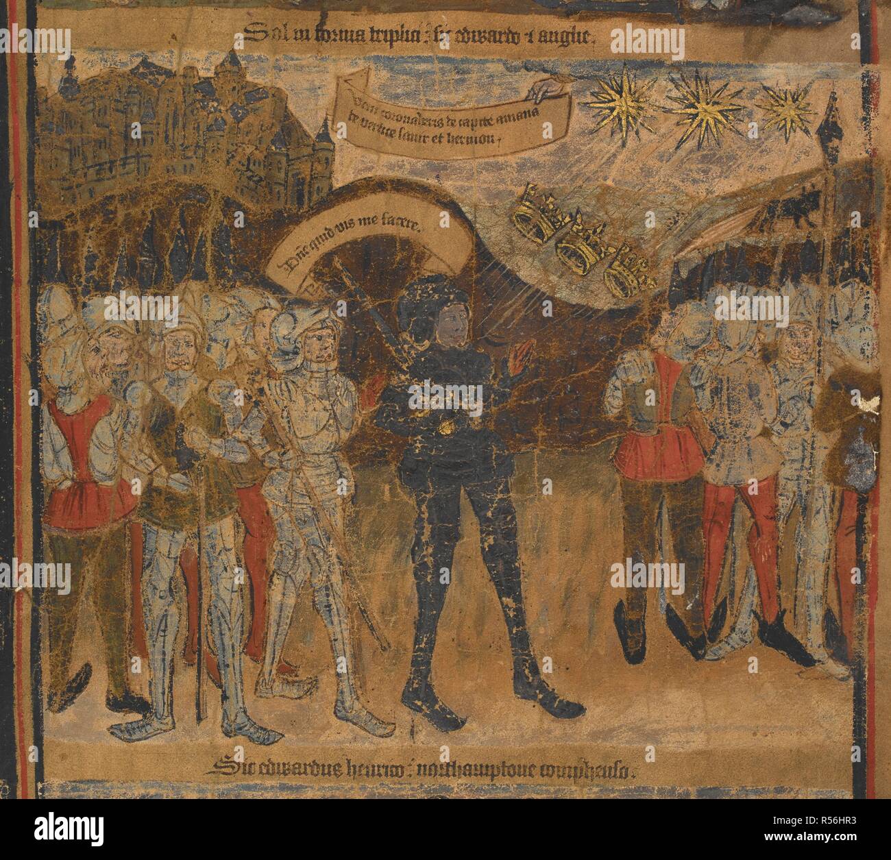 Battle of Mortimer's Cross. Edward of York (afterwards King Edward IV ...