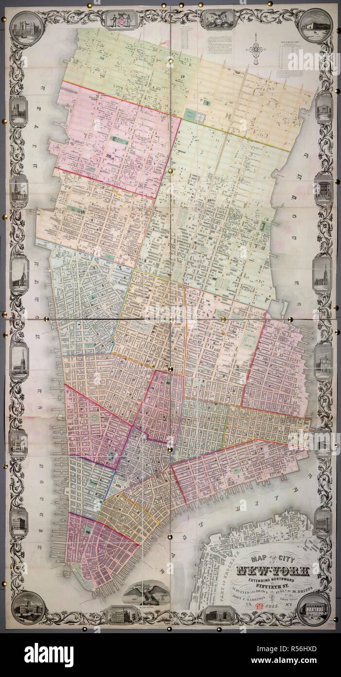 Map of harrison hi-res stock photography and images - Alamy