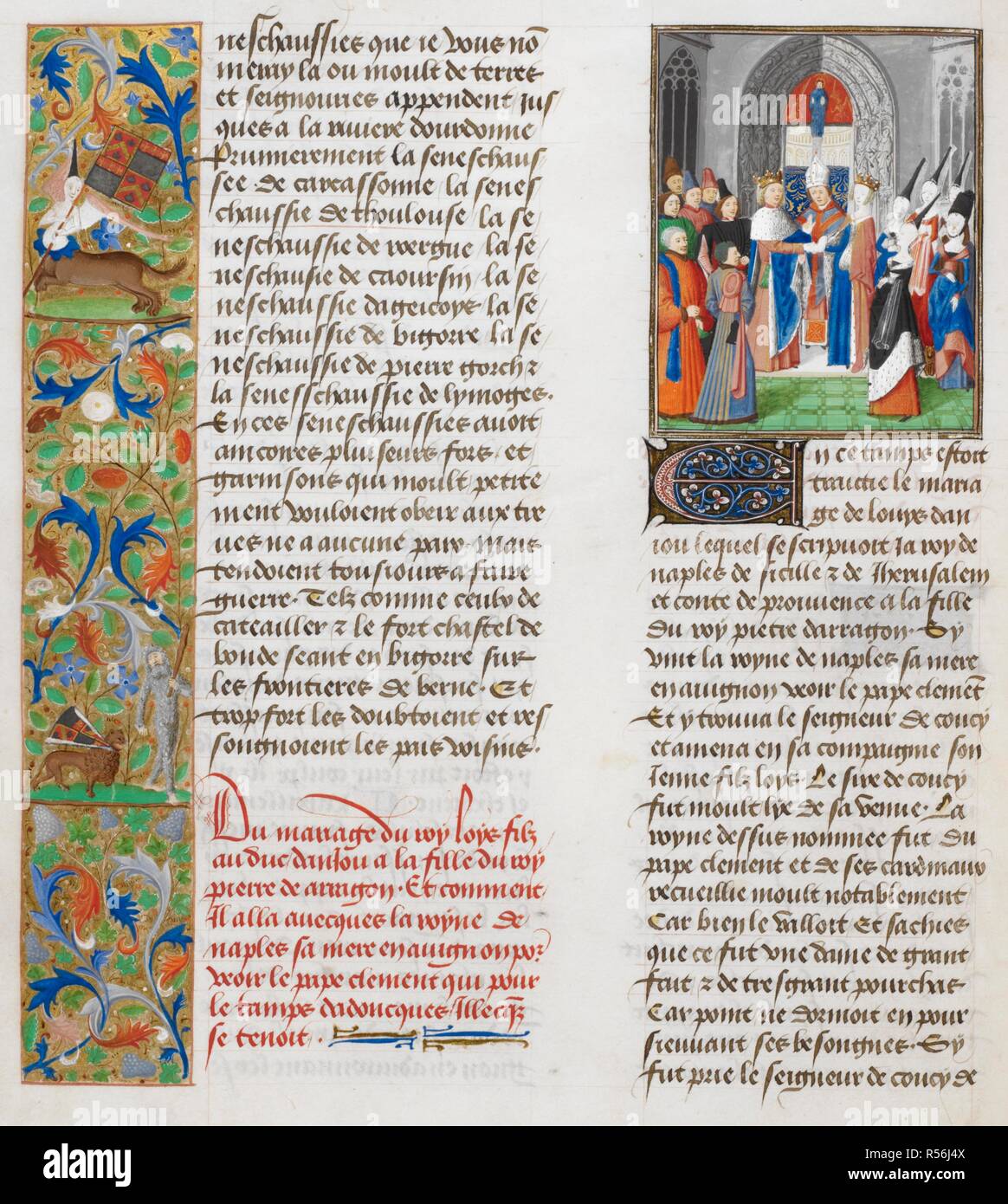 Medieval wedding manuscript hi-res stock photography and images - Alamy