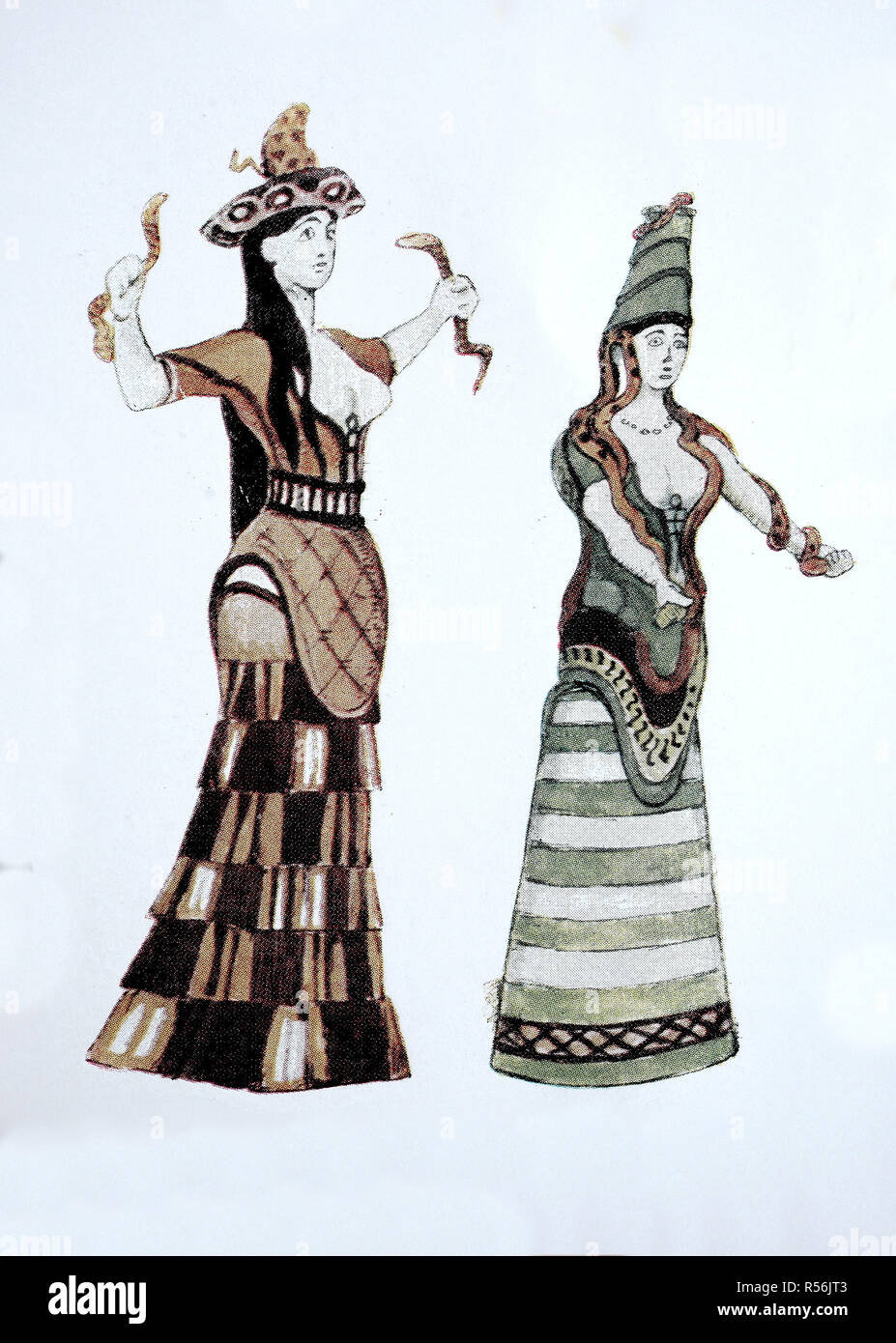 Snake goddesses hi-res stock photography and images - Alamy