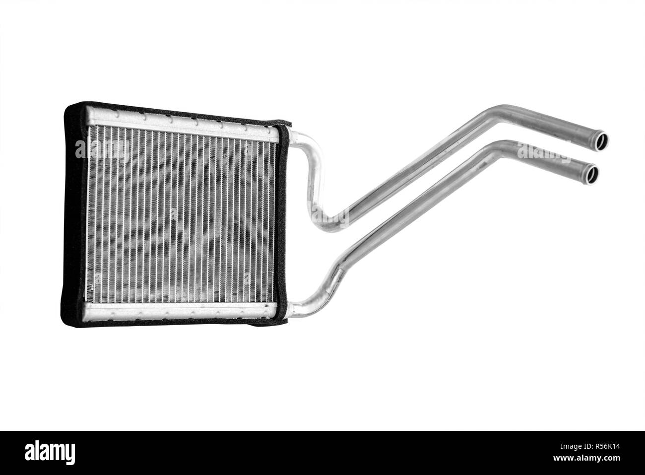 Car cooling radiator isolated Black and White Stock Photos & Images - Alamy