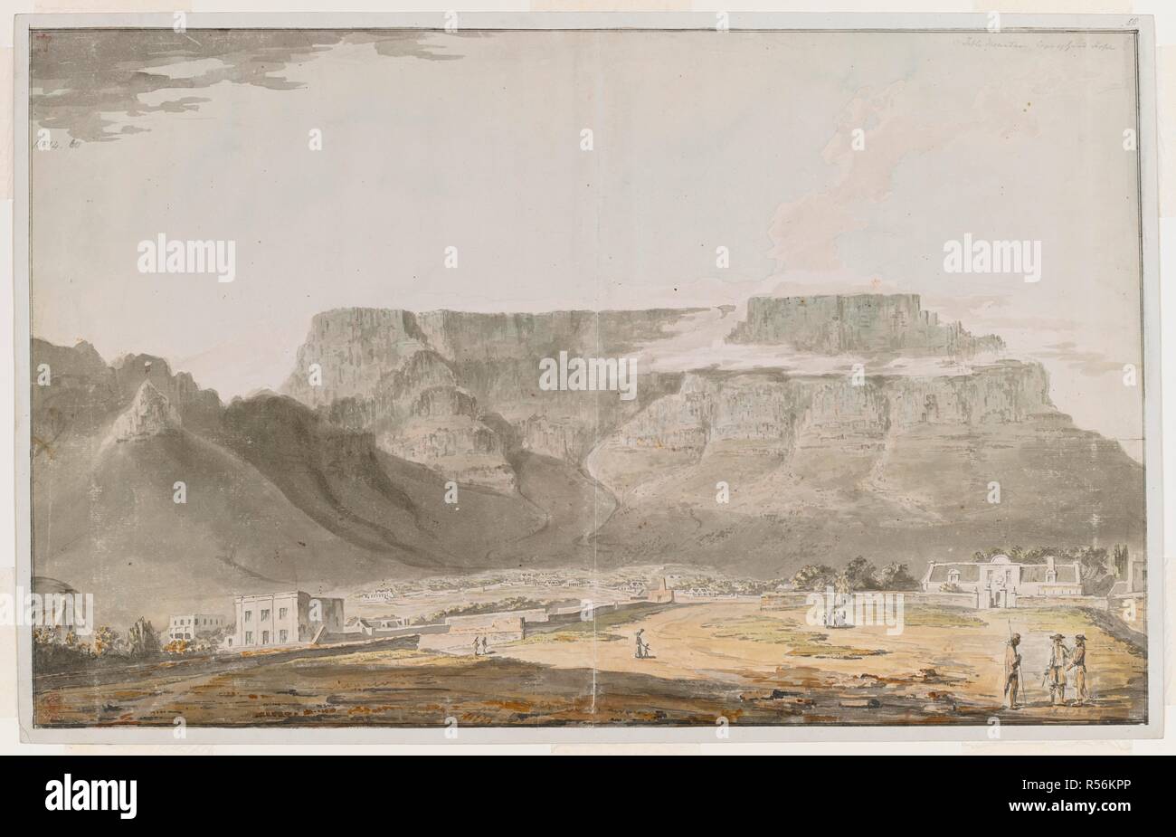 Table mountain. Cape of Good Hope. Drawn during the Third Voyage of ...