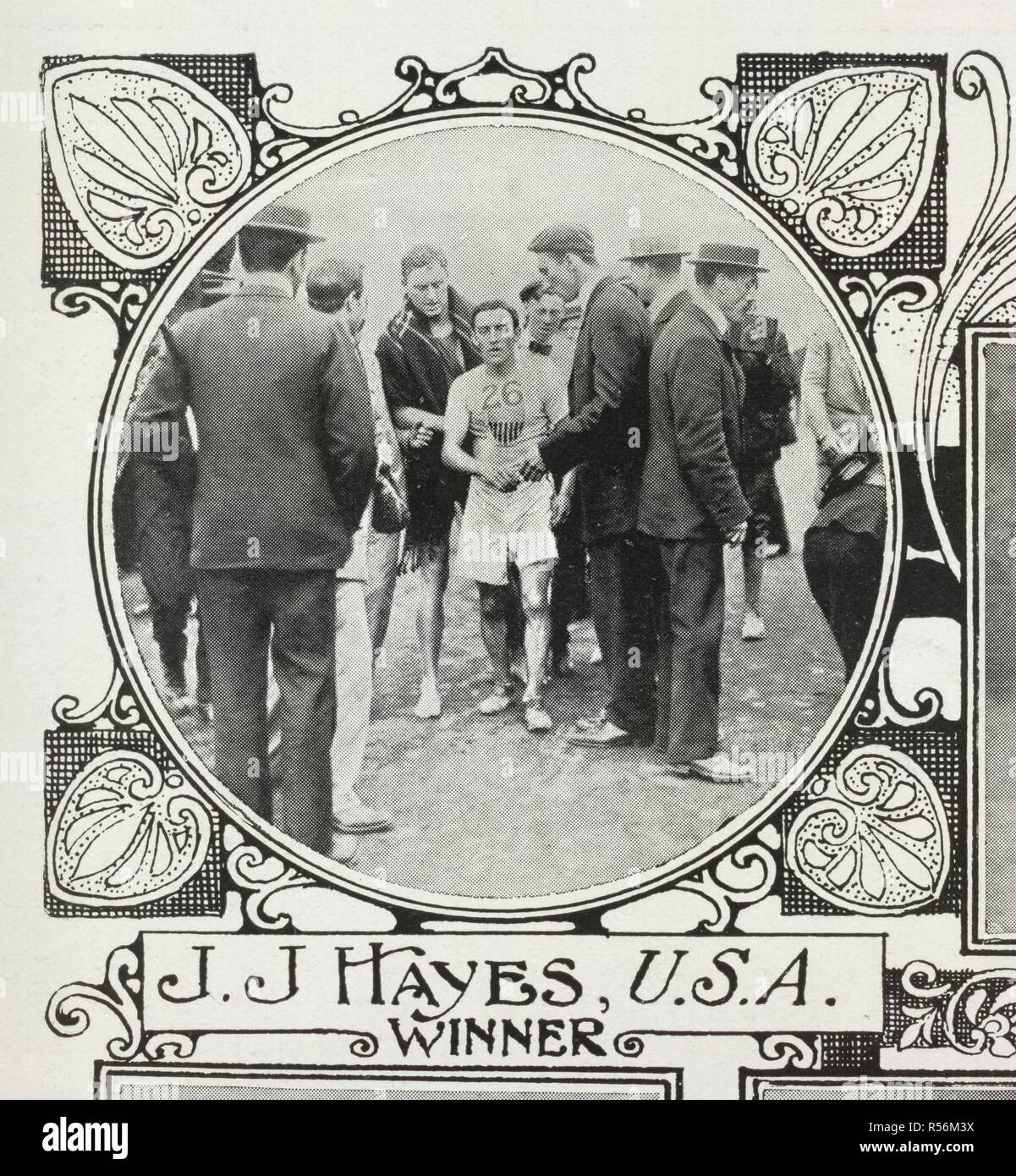Winner of the marathon race at the 1908 summer olympics hi-res stock ...