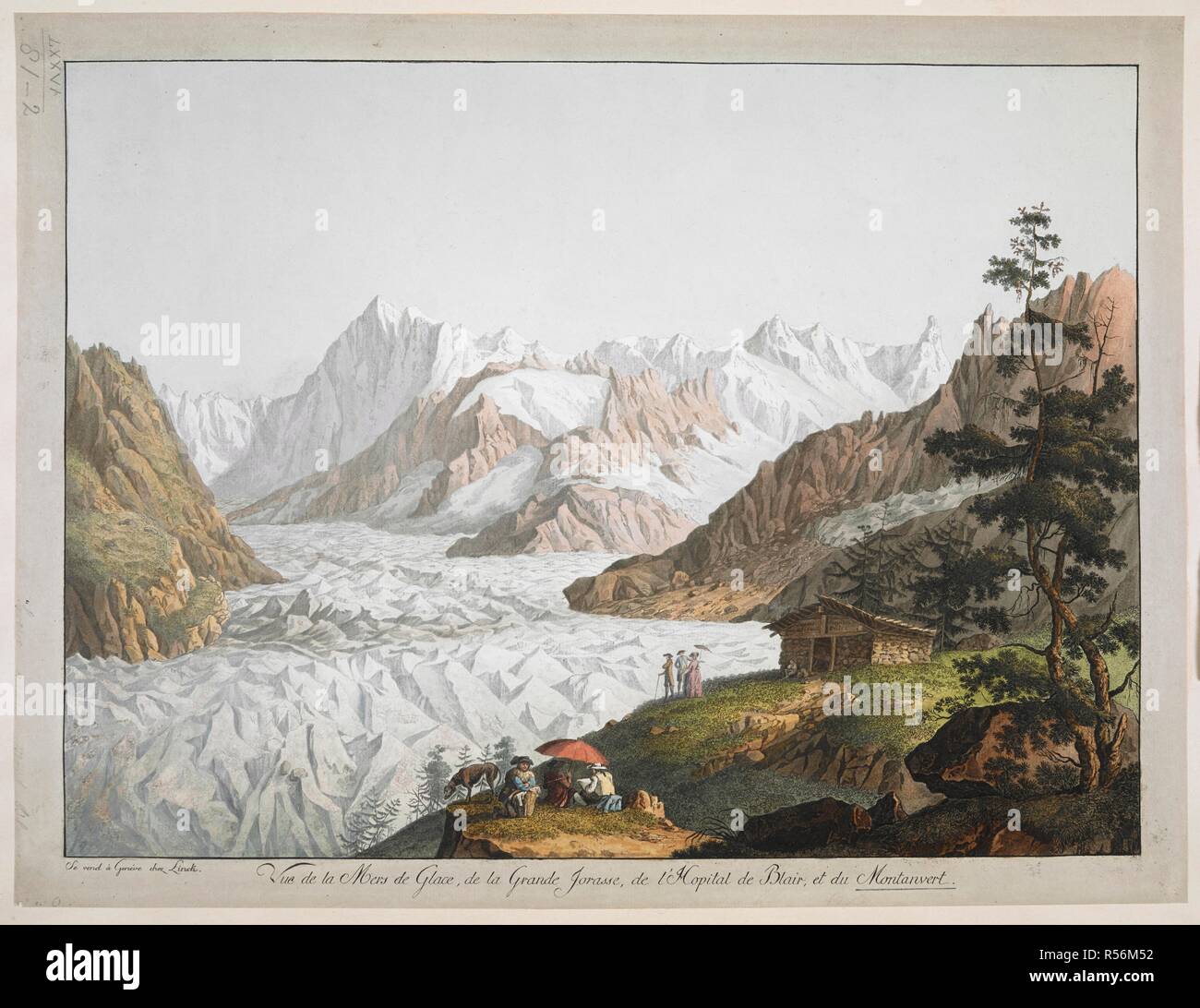 Glaciar montanvert hi-res stock photography and images - Alamy