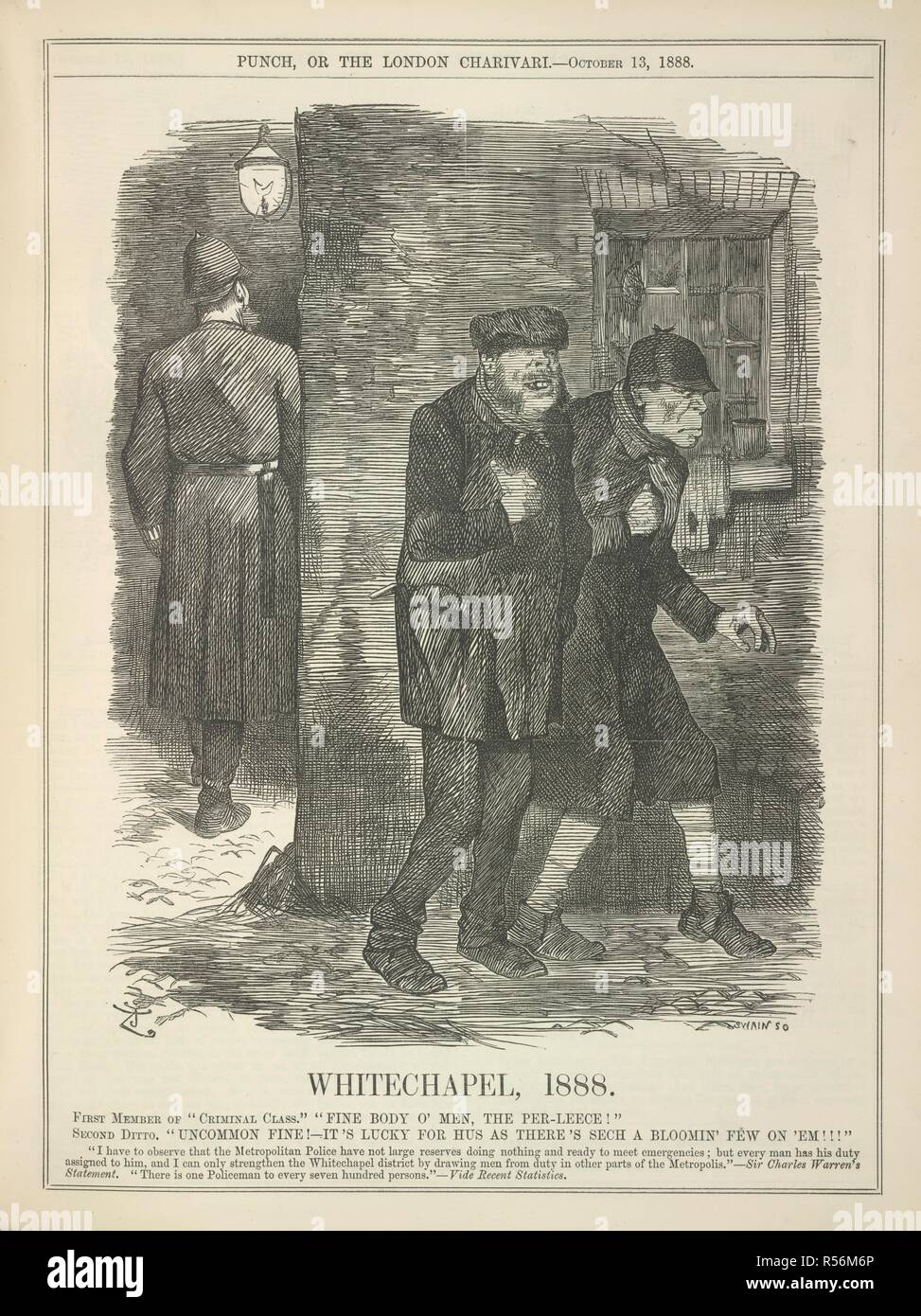 Whitechapel, 1888. Punch, or the London Charivari. London, October 13 ...