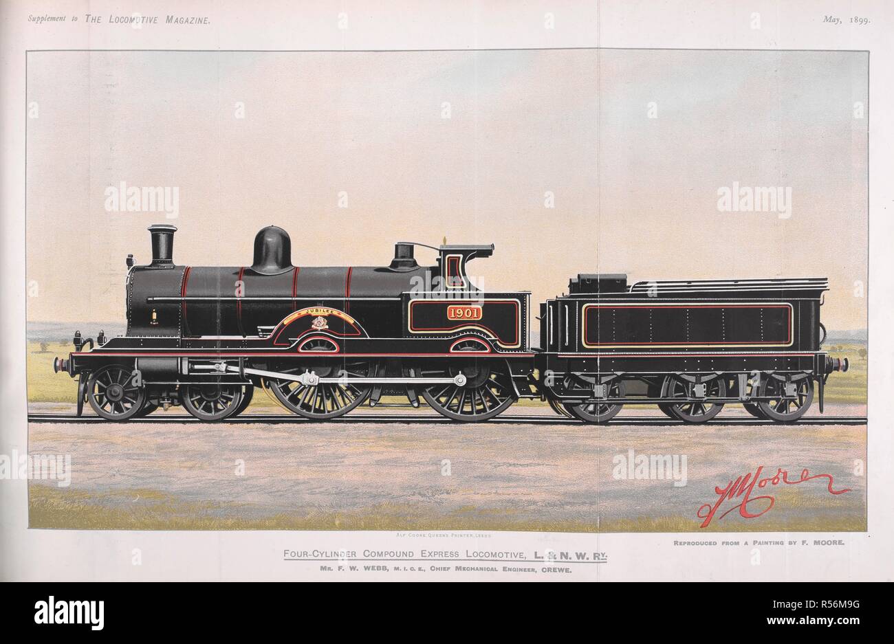 Compound express locomotive hi-res stock photography and images - Alamy