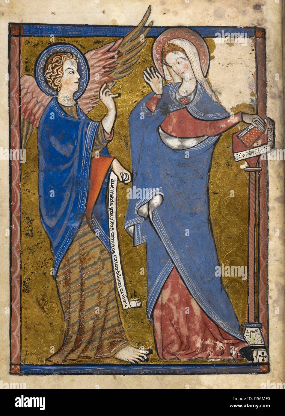 Miniature illustration of the life of Christ. Latin Psalter, with ...