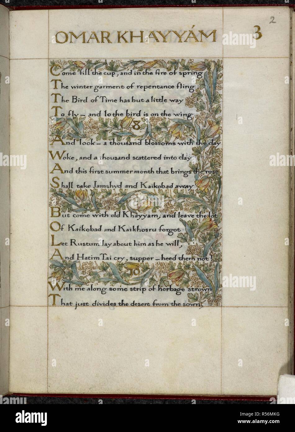 Rubaiyat of Omar Khayyam. Rubaiyat of Omar Khayyam. England; 1872 ...