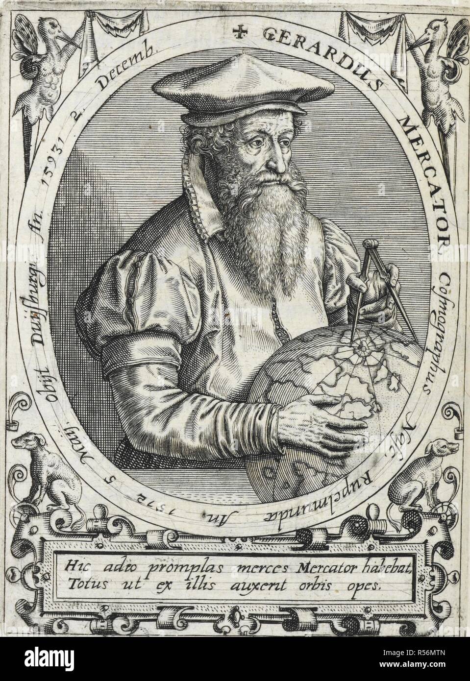 Geradus mercator map hi-res stock photography and images - Alamy