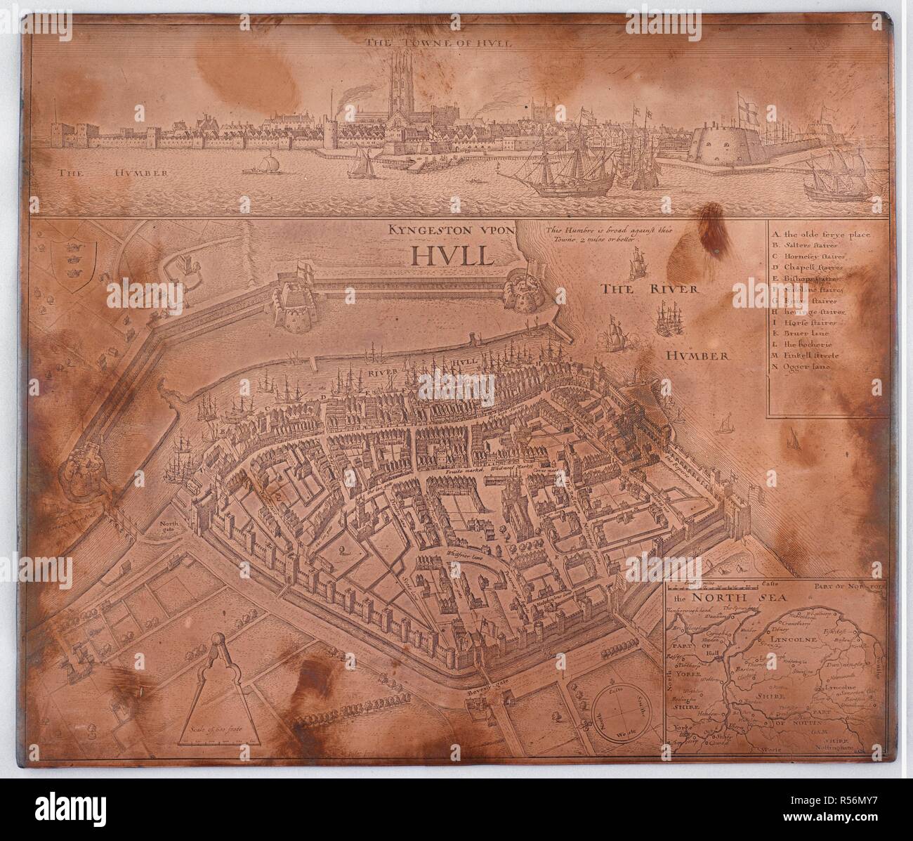 Copper plate map hi-res stock photography and images - Alamy