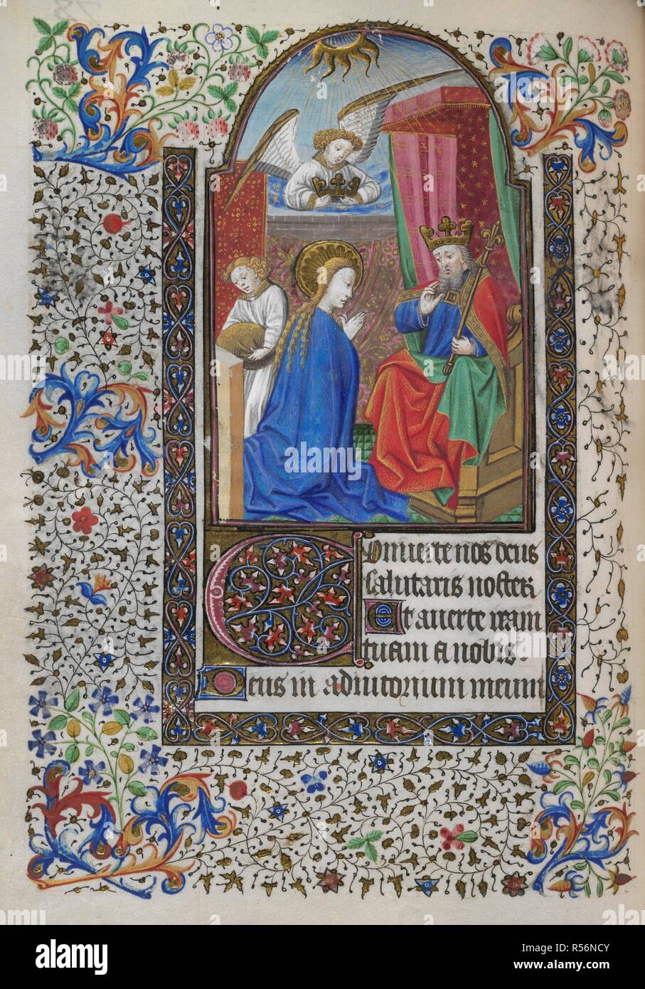 Coronation of the Virgin. Book of Hours. France; 15th century. [Whole ...