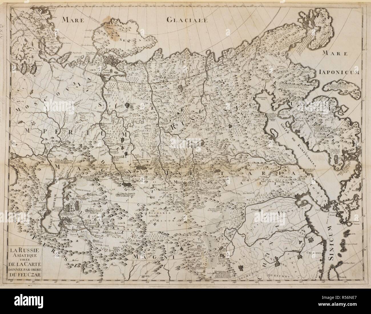 A map of Russia. La Russie Asiatique. Source: Maps K.Top.114.43.2 ...