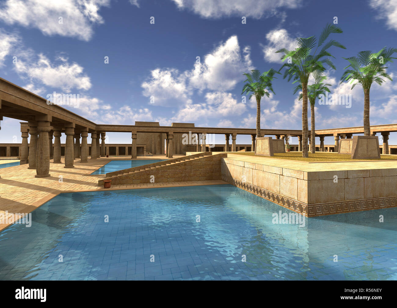 Egyptian Fantasy Pool Palace Architectural Marvel Or Disastrous