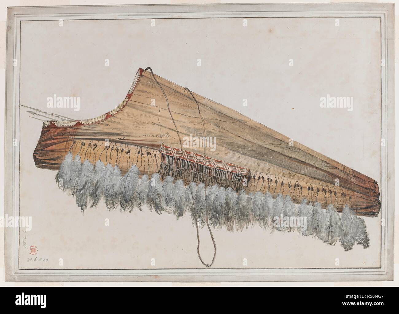 A quiver of the natives of the area around the Turnagain River. Drawn ...