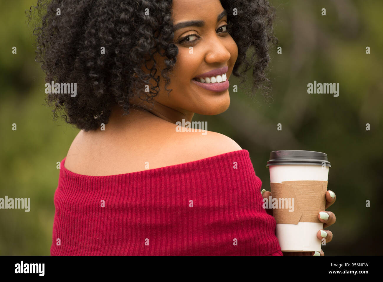 African american woman cell hi-res stock photography and images - Alamy