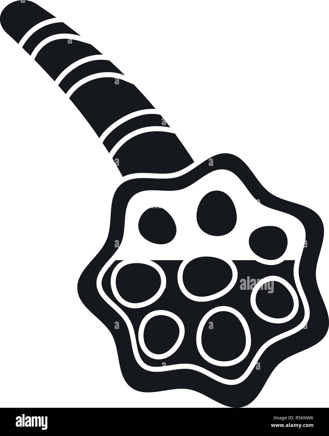 Pneumonia alveolus icon. Simple illustration of pneumonia alveolus ...