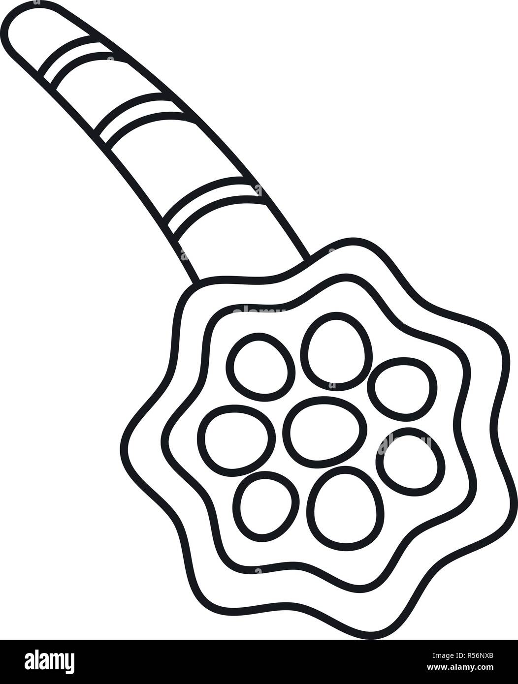 Pneumonia alveolus icon. Outline illustration of pneumonia alveolus ...