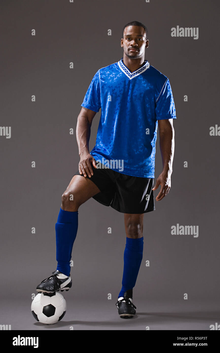 Football full length shape hi-res stock photography and images - Alamy