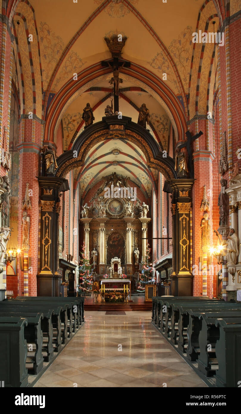 Church of Assumption of Virgin Mary in Chelmno. Poland Stock Photo - Alamy
