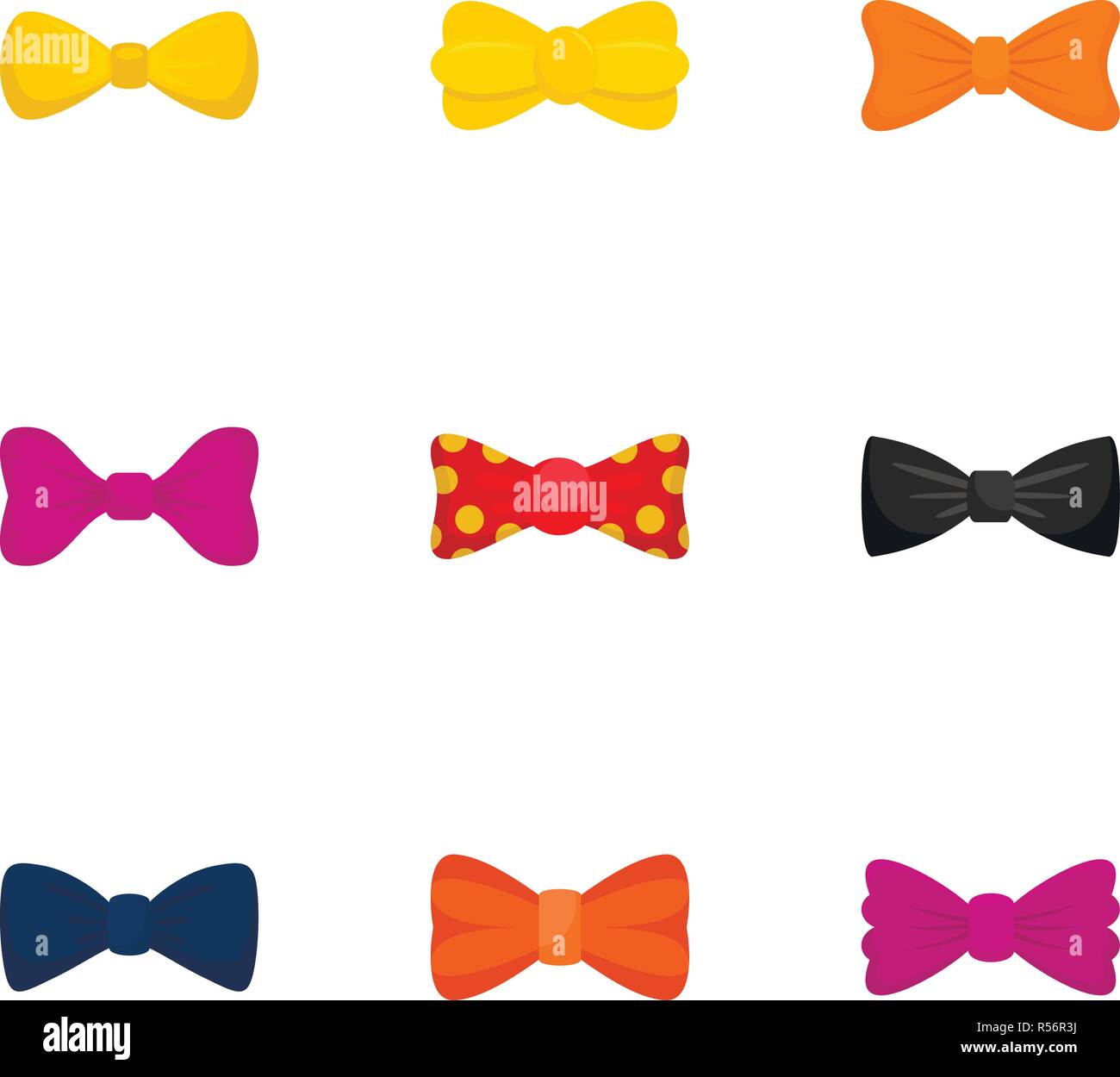 Poka dot tie Stock Vector Images - Alamy