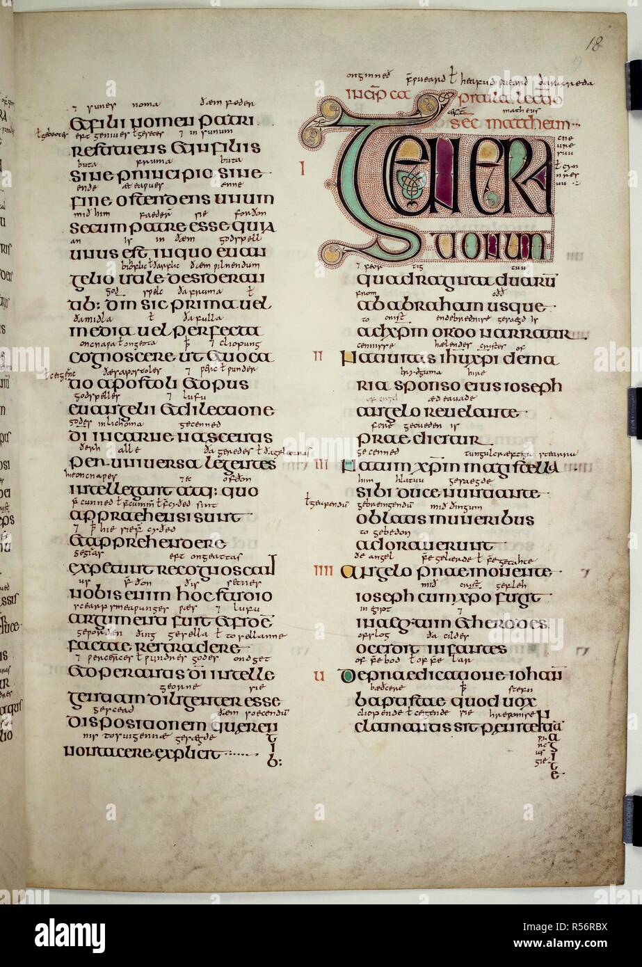 Anglo saxon gospel hi-res stock photography and images - Alamy