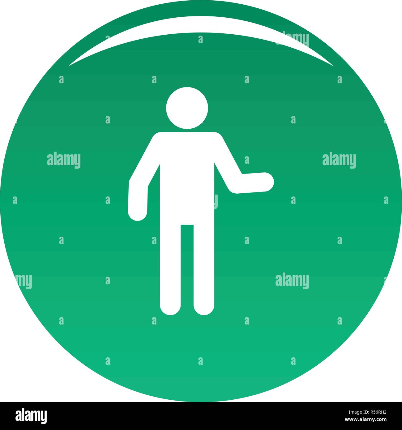 Stick figure stickman icon pictogram. Vector simple illustration of ...